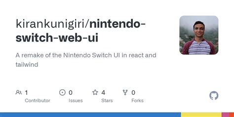 github kirankunigiri nintendo switch web ui a remake of the nintendo