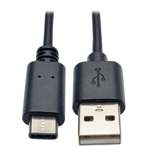 Tripp Lite 3 Ft A Male To USB C Male USB 2 0 Cable U038 003 The Home Depot
