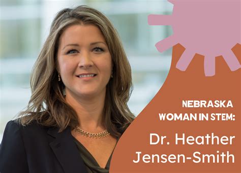 Woman In Stem Heather Jensen Smith Nebraska Cures