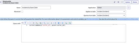 How To Create A Related List In ServiceNow With Relationships The Snowball