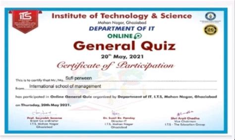 Sufi Perween On Linkedin Certificate