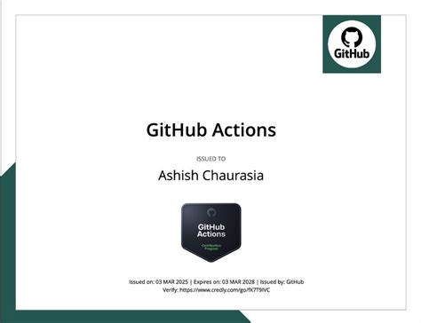 Githubactions Certification Devops Ci Automation Learning Github