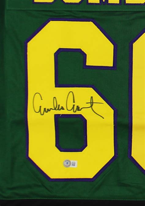 Emilio Estevez Signed The Mighty Ducks Custom Green Jersey Radtke Sports
