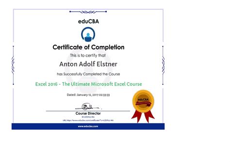 Educbacertificateexcel 2016 Pdf