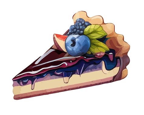 Premium Vector Vector Traced Illustration Illustration Sweet Dessert In Realistic Style With