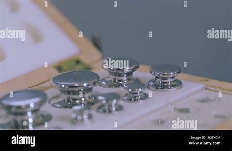 Electronic Scale Calibration Procedure Weighing Scale Calibration Calibration Stock Video