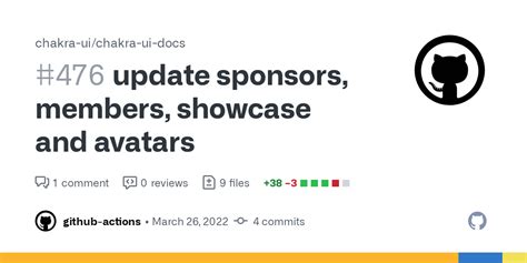 Update Sponsors Members Showcase And Avatars By Github Actions Bot Pull Request