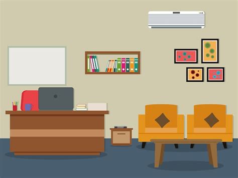 Premium Vector Office Background Design