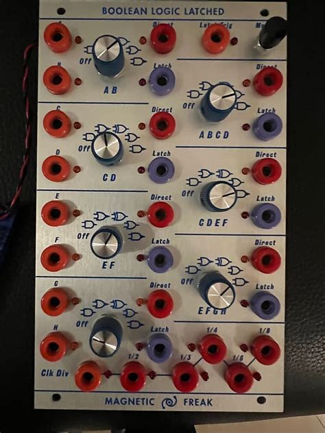 Magnetic Freak Boolean Logic Latch Buchla Reverb