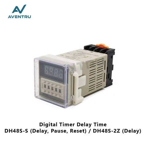 Jual DH48S S DH48S 2Z Relay Twin Counter Digital Timer Precision Delay Time Shopee Indonesia
