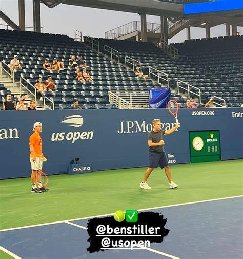 Los Detalles De La Divertida Pr Ctica Del Peque Schwartzman Con Ben Stiller En La Previa Del Us