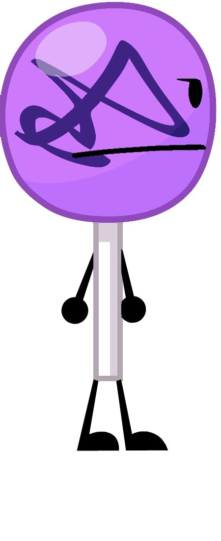 Old Lollipop Bfdi With The New Asset Scribbled By Pugleg2004 On