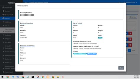 Courier Management System In Php My Sql With Complete Source Code