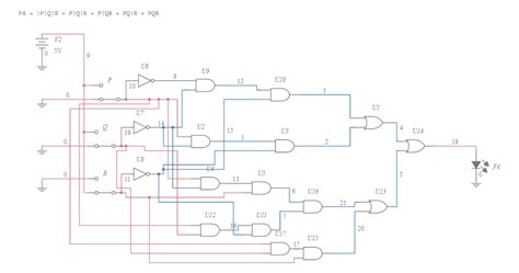 Logic Circuits Through Logic Expressions 4 Multisim Live