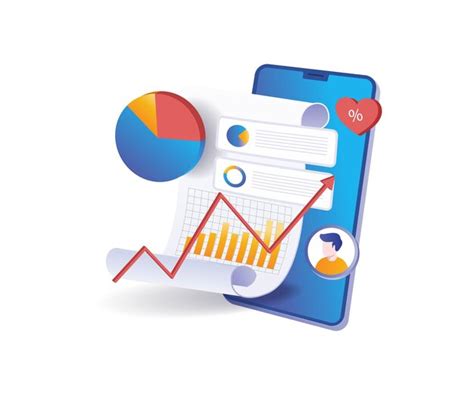 Premium Vector Smartphone Business Analysis Data Application