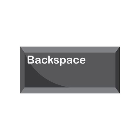 Premium Vector Backspace Button Icon
