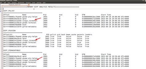 Linux Memory Diff Analysis Using Volatility Cysinfo