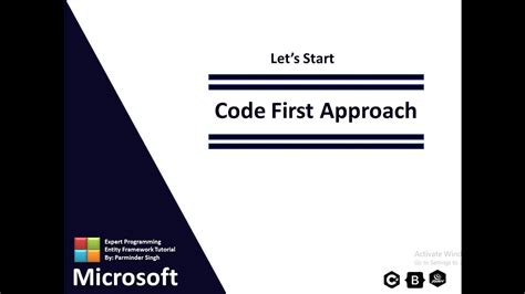 Ef Code First Approach Youtube