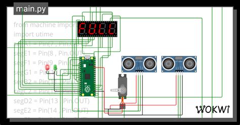 Poubelle Wokwi Esp32 Stm32 Arduino Simulator