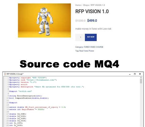 RFP VISION EA MT4 Source Code MQ4 FOREX X EA