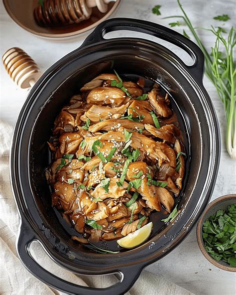 Slow Cooker Honey Garlic Chicken