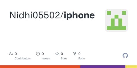Github Nidhi05502iphone