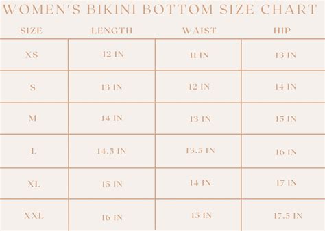 Target Bikini Bottom Size Chart At Greg Booth Blog