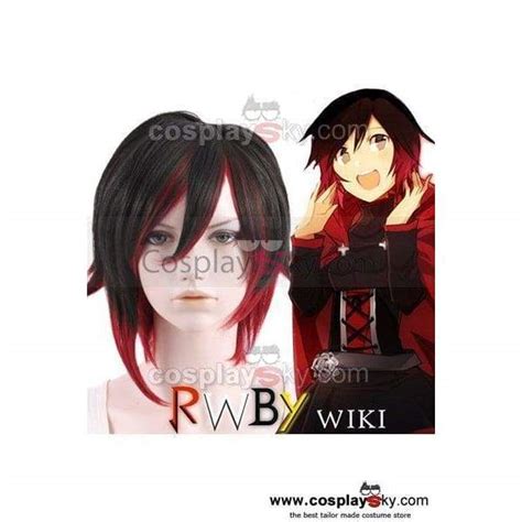 Rwby Red Trailer Ruby Cosplay Wig