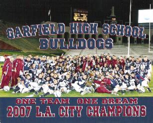 Team Picture Football James A Garfield Senior High School