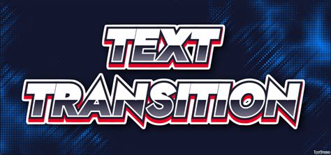 Text Transition Text Effect And Logo Design Font