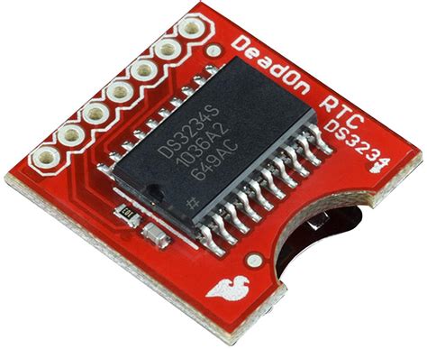 ds3234 deadon real time clock rtc breakout board sparkfun