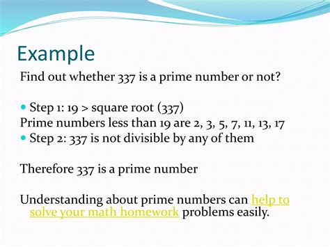 How To Find Out Whether A Given Number Is Prime Or Not Ppt