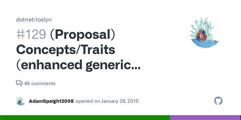 Proposal Conceptstraits Enhanced Generic Constraints · Issue 129