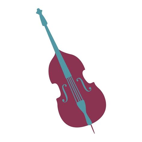Premium Vector Contrabass Semi Flat Color Vector Object