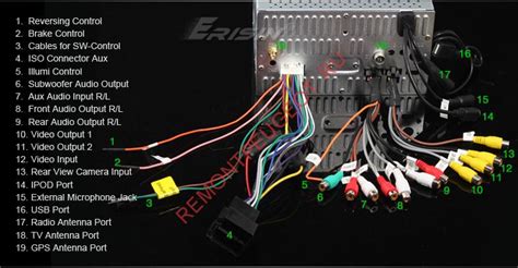 Схема подключения китайской автомагнитолы