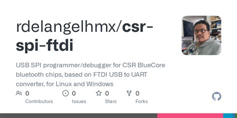 Github Rdelangelhmxcsr Spi Ftdi Usb Spi Programmerdebugger For Csr Bluecore Bluetooth Chips
