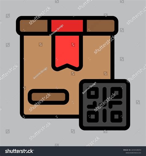 Qr Code Icon Filled Line Style Stock Vector Royalty Free Shutterstock