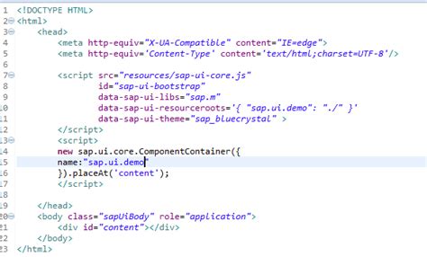 Solved Failed To Load Sap Ui Demo Component Js SAP Community