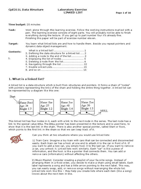 carlom laboratory exercise 3 linked list pdf pointer computer