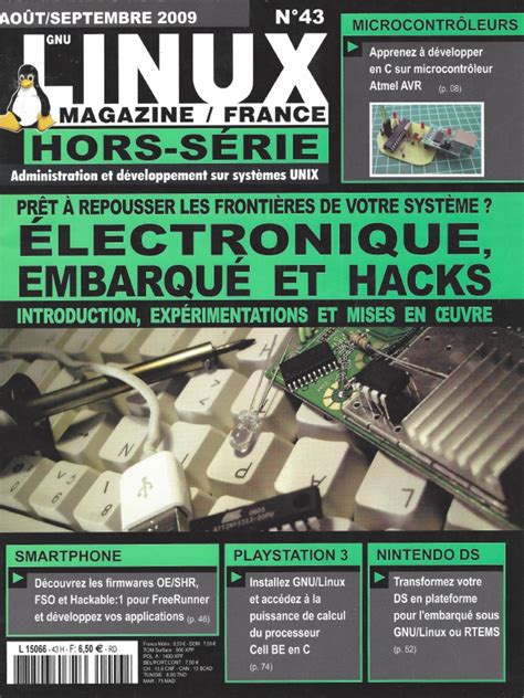 Gnu Linux Magazine Hs 200908 Hs43 Electronique Embarquee Pdf