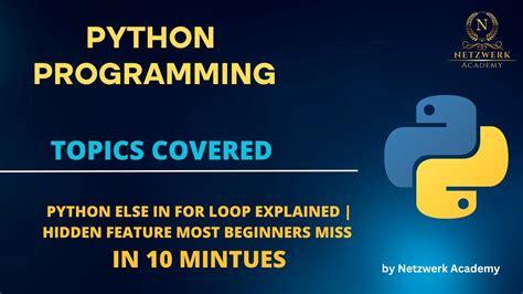Python Else In For Loop Explained Hidden Feature Most Beginners Miss