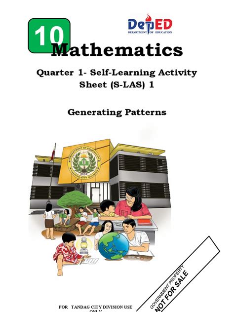 mathematics quarter 1 self learning activity sheet s las 1