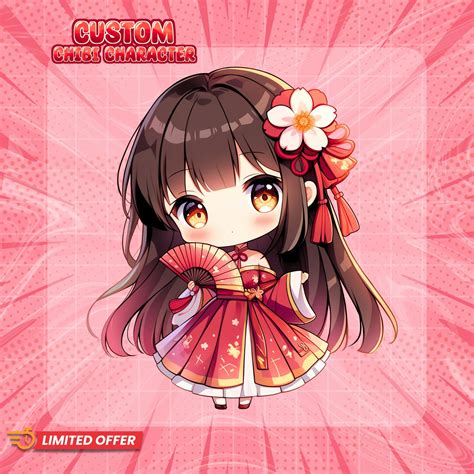 Custom Chibi Anime Chibi Character Chibi Pfp Cute Chibi Commission