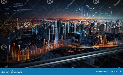 Concept Of Real Time Data Analytics Featuring Live Data Streams Stock