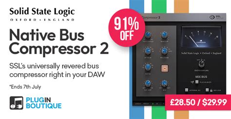 Solid State Logic Ssl Native Bus Compressor 2 91 Off 🚀 R Plugindeals