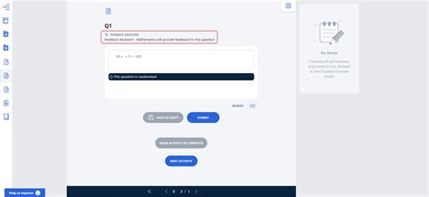 D1 About Feedback Assistant Mathematics