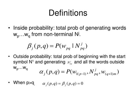 Ppt Inside Outside Algorithm Powerpoint Presentation Free Download Id375608