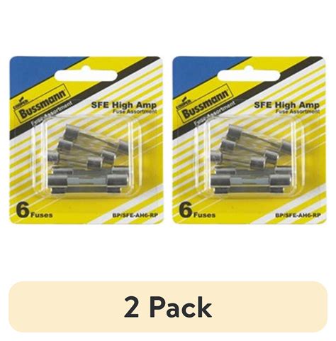 2 Pack Bussmann Automotive Fuse Kit With 6 Fuses Fuse Series