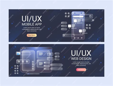 Premium Vector Uiux Template Design
