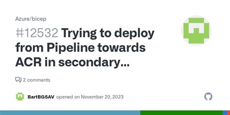 Trying To Deploy From Pipeline Towards Acr In Secondary Tentant Rror